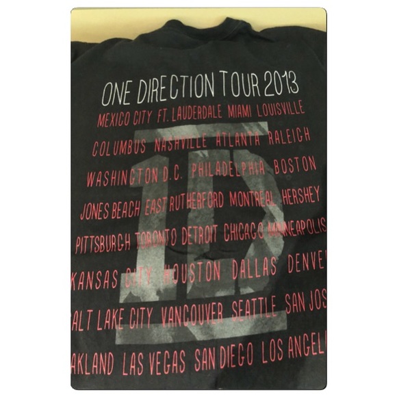 Tops | Up Cycled One Direction Tie Front Tee | Poshmark